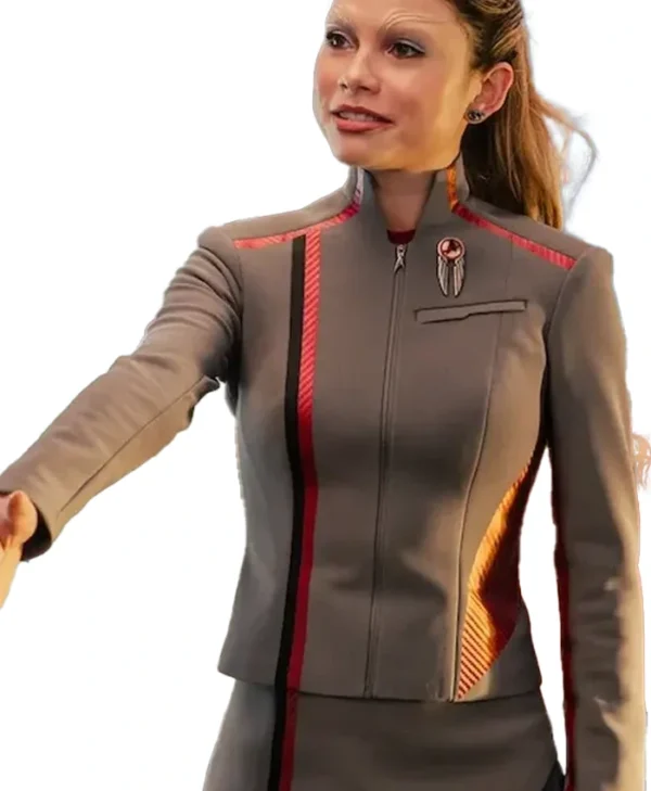 Star Trek Starfleet Academy Genesis Lythe Grey Jacket | Star Trek